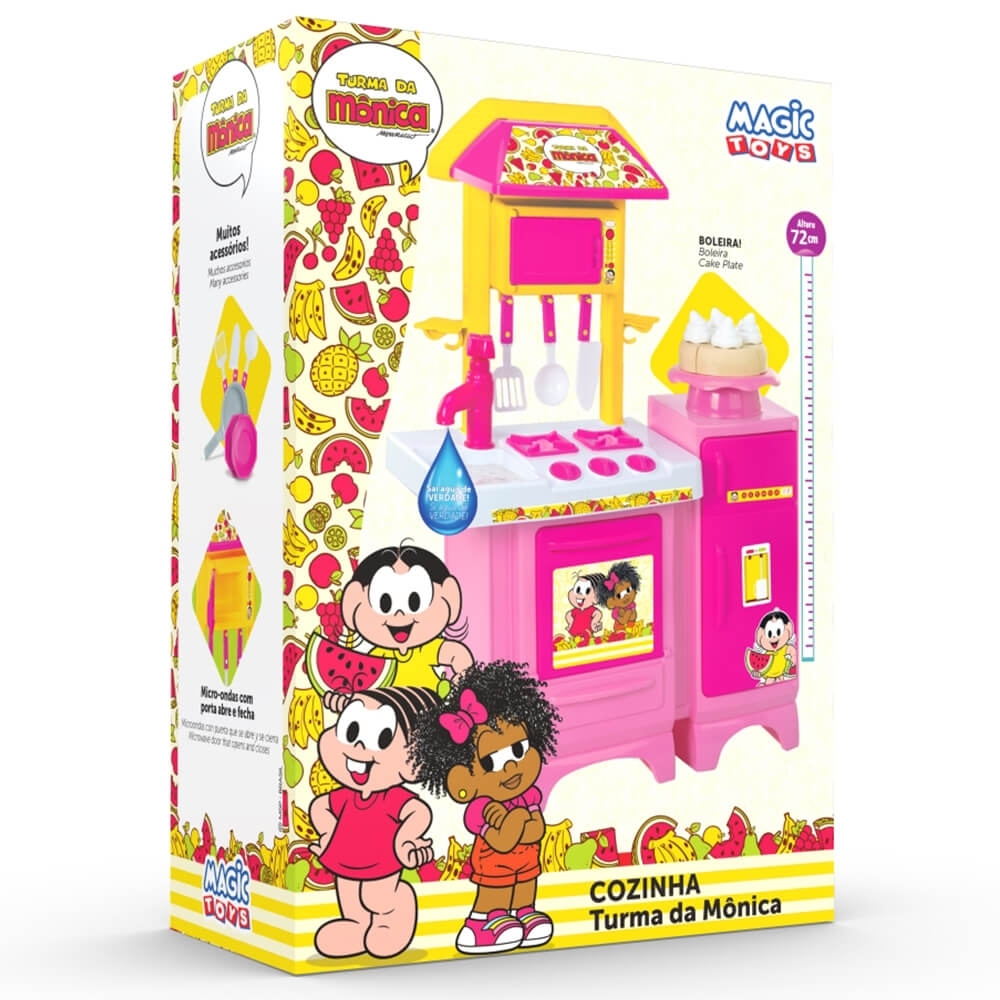 COZINHA COMPLETA TURMA DA MONICA MAGIC TOYS 040666 - COZINHA COMPLETA TURMA DA MONICA MAGIC TOYS ...