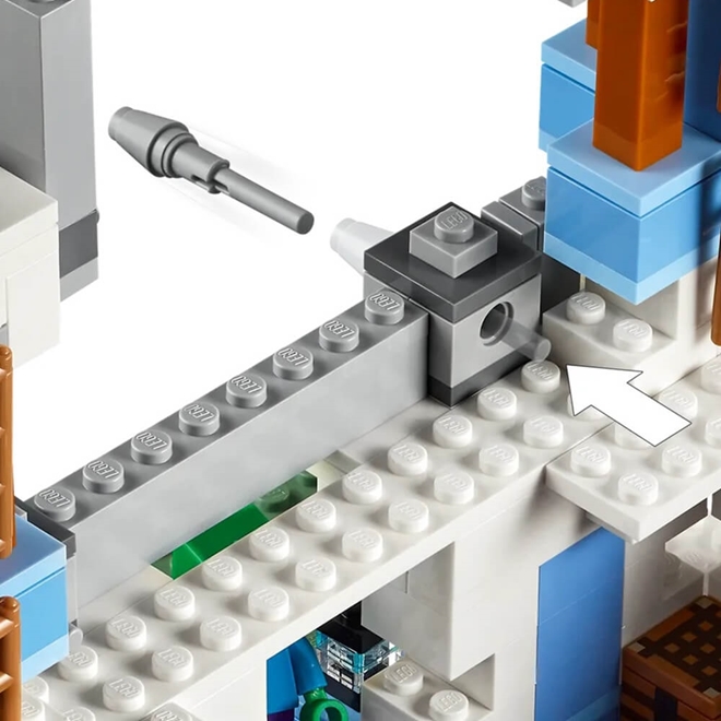 LEGO MINECRAFT 21186 O CASTELO DE GELO 040273 - LEGO MINECRAFT 21186 O ...