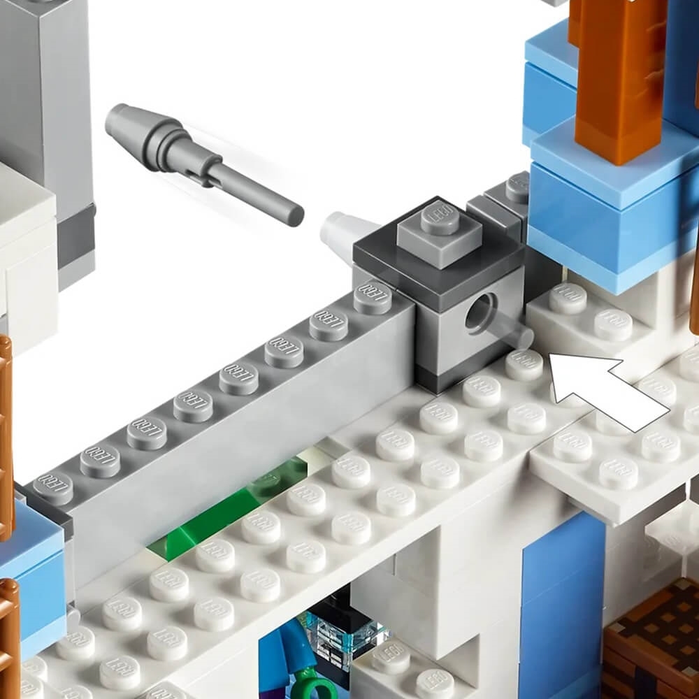 LEGO MINECRAFT 21186 O CASTELO DE GELO 040273 - LEGO MINECRAFT 21186 O ...