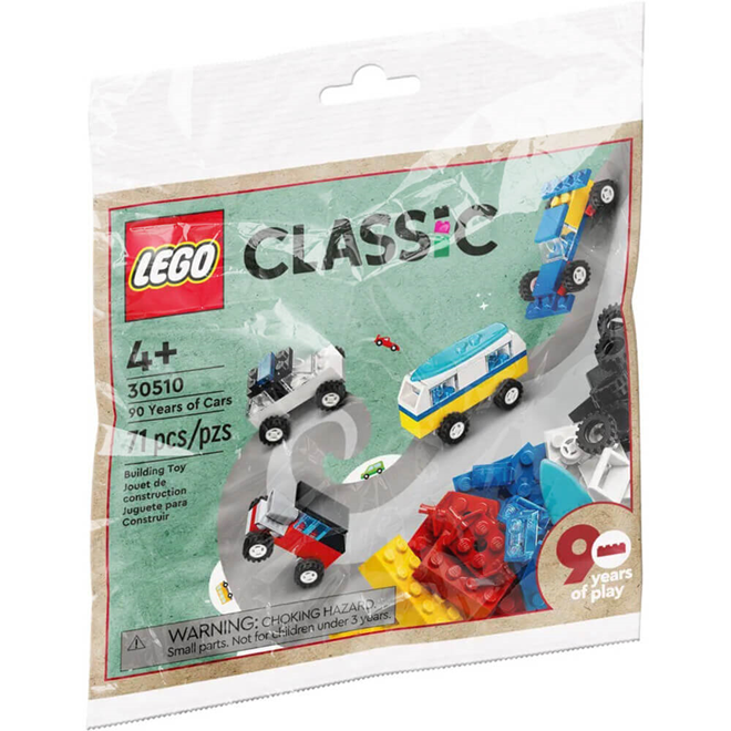 LEGO CLASSIC 30510 ANIVERSARIO 90 ANOS DE CARROS 042447 - LEGO CLASSIC ...