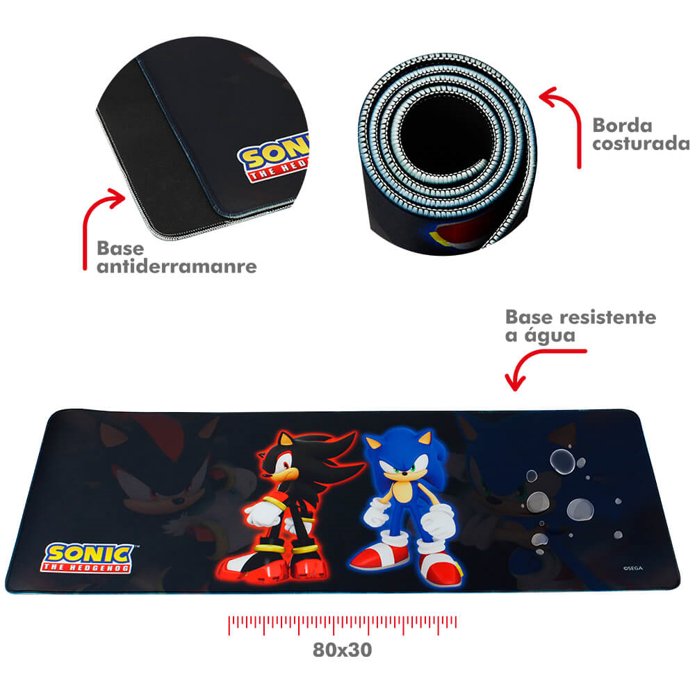 MOUSE PAD GAMER SONIC TIPO SPEED BBR 042508 - MOUSE PAD GAMER SONIC ...